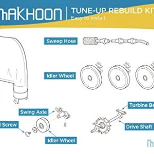 MAKHOON Rebuild Repair Kit Replacement for Zodiac Polaris Automatic Pool Cleaner 280 (Not Compatible with Polaris 360 380)