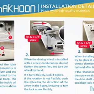 MAKHOON Rebuild Repair Kit Replacement for Zodiac Polaris Automatic Pool Cleaner 280 (Not Compatible with Polaris 360 380)