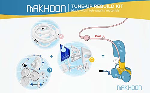 MAKHOON Rebuild Repair Kit Replacement for Zodiac Polaris Automatic Pool Cleaner 280 (Not Compatible with Polaris 360 380)