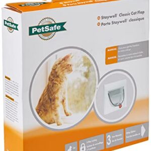 PetSafe Staywell 4 Way Locking Classic Cat Flap, Easy Install, Durable, Pet Door for Cats