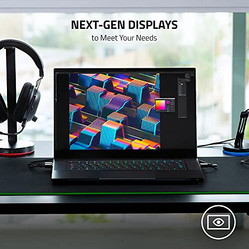 Razer Blade 15 Gaming Laptop: NVIDIA GeForce RTX 3080 - 11th Gen Intel 8-Core i7 CPU - 15.6” QHD 240Hz - 32GB RAM - 1TB SSD - Windows 11 - CNC Aluminum - Chroma RGB - THX Spatial Audio (Renewed)