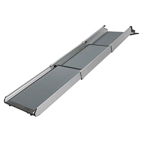 PetSafe Happy Ride Compact Telescoping Dog Ramp - Portable Lightweight Pet Ramp - Great for Cars, Trucks and 4X4s - Durable Aluminium Frame Supports up to 140 kg - High-Traction Surface Design