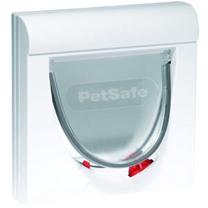 PetSafe Staywell, Magnetic Classic Cat Flap, Exclusive Entry, 4 Way Locking - White