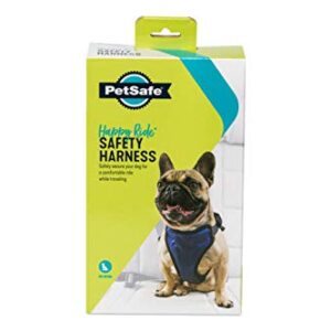 PetSafe Happy Ride Dog Safety Harness for Cars - Dog Car Harness Includes Seat Belt Tether - Keeps Pets Restrained - Breathable Mesh, Adjustable Straps - Dog Travel Accessories for Car - Medium