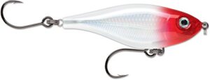 rapala x-rap twitchin’ mullet 8 ghost sxrtm08rgh: x-rap twitchin’ mullet 8 ghost, red, one size