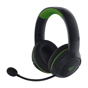 razer kaira wireless gaming headset for xbox series x | s: triforce titanium 50mm drivers – cardioid mic – breathable memory foam ear cushions – eq and xbox pairing button – black (renewed)