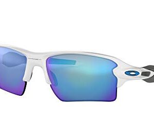 Oakley OO9188 Flak 2.0 XL Sunglasses + Vision Group Accessories Bundle mens(Polished White/Prizm Sapphire (918894)