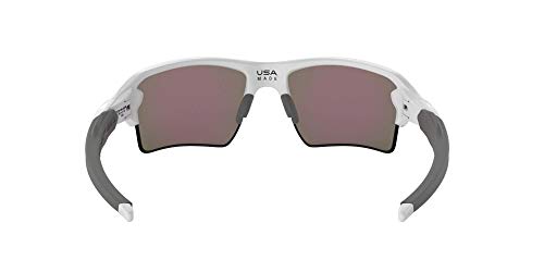 Oakley OO9188 Flak 2.0 XL Sunglasses + Vision Group Accessories Bundle mens(Polished White/Prizm Sapphire (918894)