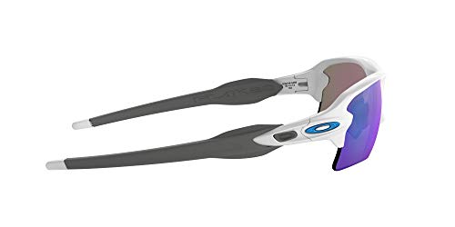 Oakley OO9188 Flak 2.0 XL Sunglasses + Vision Group Accessories Bundle mens(Polished White/Prizm Sapphire (918894)