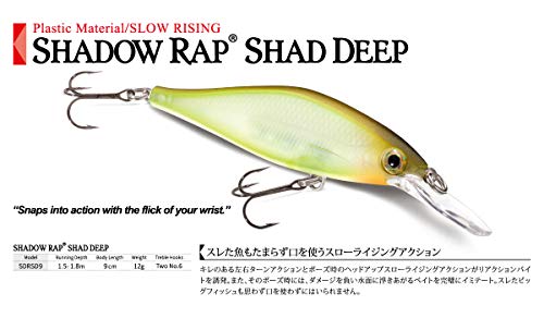 Rapala Shadow Rap Shad Deep 09 SDRSD09MLC: Shadow Rap Shad Deep 09 Molten Copper, One Size