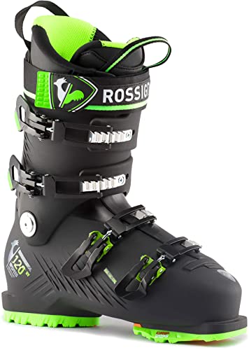 Rossignol Hi-Speed 120 Hv Gw Boots, Color: Black Green, Size: 305 (RBL2110-305)