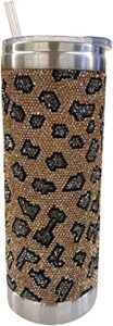 jacqueline kent bbt001.lego bubbles & bling tumbler wild thing leopard gold tone 20 ounces