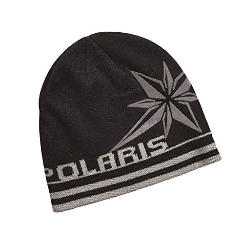 Polaris Snowmobile New OEM Unisex Northern Star Decal'd Knit Beanie, 2867751