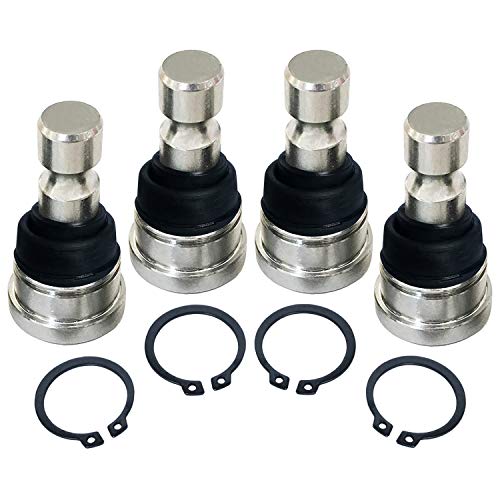 Ball Joint Set for All Polaris RZR 800 570 900, 10-20 Sportsman 850,15-20 Scrambler 1000,Polaris Ranger 800 900 XP/Crew,4pcs ATV/UTV A-Arm Front Ball Joint Joints Set Upper and Lower Replaces 7061220