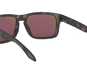 Oakley Men's OO9102 Holbrook Square Sunglasses, Matte Black Tortoise/Prizm Sapphire Iridium Polarized, 57 mm