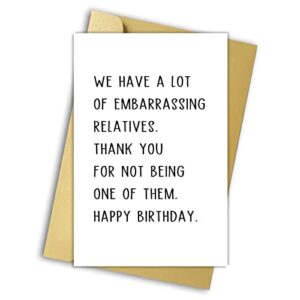 hilarious happy birthday gifts for cousin,joke bday card for sister,relatives bday card,cute birthday card for brother,birthday merchandise aunty uncle…