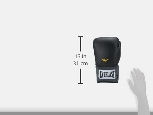 Pro Style Boxing Gloves-Black 16oz (PR)