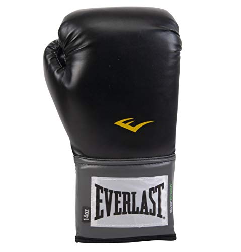 Pro Style Boxing Gloves-Black 16oz (PR)