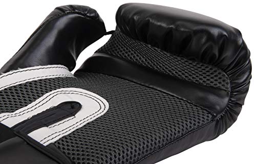 Pro Style Boxing Gloves-Black 16oz (PR)