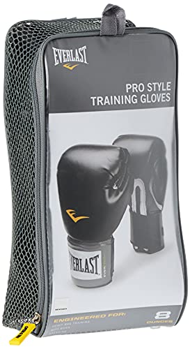 Pro Style Boxing Gloves-Black 16oz (PR)