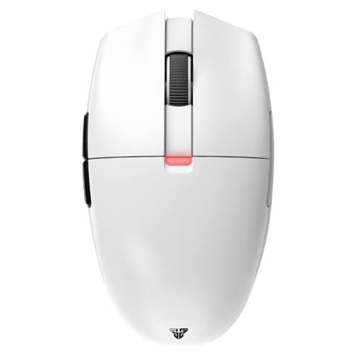 Fantech ARIA XD7 Wireless Gaming Mouse - Pixart 3395 Gaming Sensor 26000 DPI, KAILH GM8.0 Switches, Super Lightweight 59 Grams and Ambidextrous Egg Shape, 3-Mode Connectivity, White