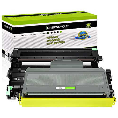 greencycle (1 Toner,1 Drum Compatible Toner Cartridge and Drum Unit Replacement for TN360 TN330 DR360 DR-360 High Yield Compatible with Brother HL-2170w HL-2140 MFC-7340 MFC-7340 DCP-7040 Printer