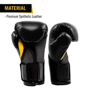 Everlast Elite Pro Style Training Gloves, Black, 12 oz