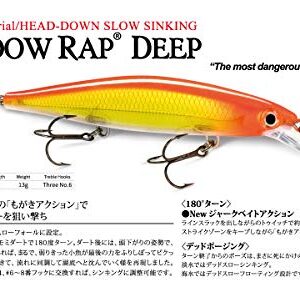 Rapala Shadow Rap Deep 11 Bone Lure, Multicolor, one Size, SDRD11BN