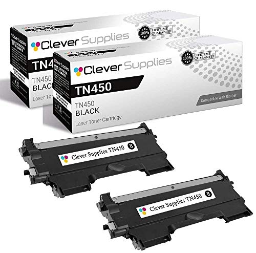 CS Compatible Toner Cartridge Replacement for Brother TN450 TN-450 2 Black HL-2275 2275DW 2280DW MFC-7240 7360N 7365DN 7460DN 7860DW FAX-2845 Intellifax 2840 2940