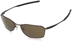 oakley mens oo6047 savitar sunglasses, satin toast/prizm tungsten, 58 mm us