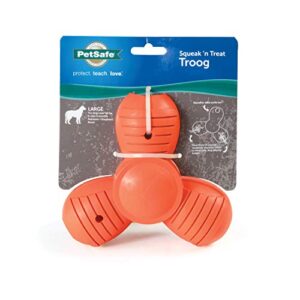 petsafe large sportsmen squeak ‘n’ treat troog pet chew toy