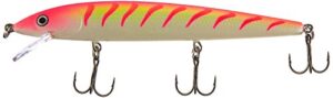 rapala husky jerk 14 pink tiger uv lure, multi, one size (hj14ptu)