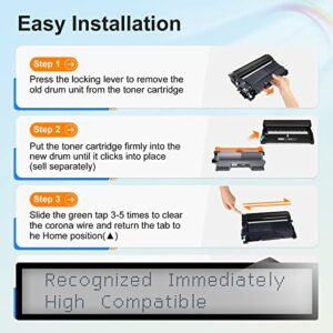 TN450+DR420 TESEN Compatible Toner and Drum Cartridge Replacement for Brother TN450 DR420 Use for HL-2270DW HL-2240 HL-2280DW MFC-7360N DCP-7065DN MFC-7240 IntelliFax-2840 High Yield (1 Drum+3 Toners)