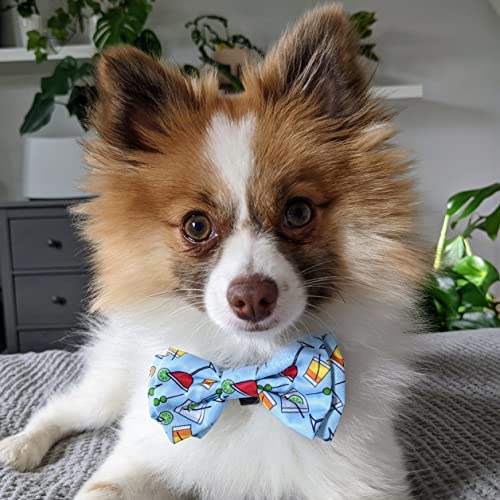 H&K Bow Tie for Pets | Cocktail Party (Large) | Velcro Bow Tie Collar Attachment | Fun Bow Ties for Dogs & Cats | Cute, Comfortable, and Durable | Huxley & Kent Bow Tie