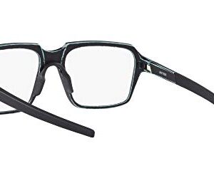 Oakley Men's OX8154 Miter Square Prescription Eyeglass Frames, Satin Arctic Surf/Demo Lens, 54 mm