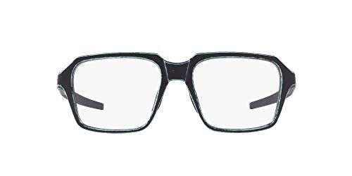 Oakley Men's OX8154 Miter Square Prescription Eyeglass Frames, Satin Arctic Surf/Demo Lens, 54 mm