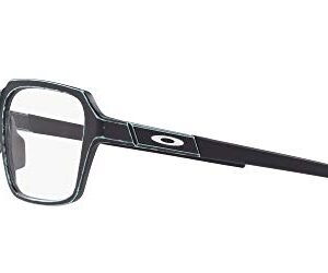 Oakley Men's OX8154 Miter Square Prescription Eyeglass Frames, Satin Arctic Surf/Demo Lens, 54 mm