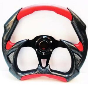 Steering Wheel for Polaris Slingshot without Quick Release & Puller Red Black