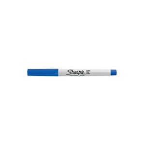 Sharpie 37003 Permanent Markers Ultra Fine Point Blue Dozen