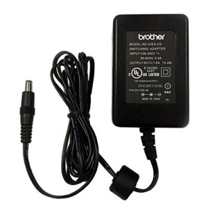 brother ad-24esa01 genuine ad24 black ac power adapter for select p-touch label makers