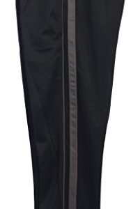 Gioberti Mens Athletic Track Pants, Black Charcoal, Large