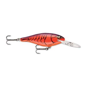 rapala shad rap lure, size 05, 2″ length, 4′-9′ depth, 2 no 8 treble hooks, demon, per 1