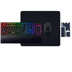 razer heroic gaming bundle keyboard + mouse + pad + grips