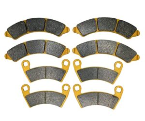 polaris rzr xp 4 turbo s 2019-2020 ceramic brake pad set front & rear