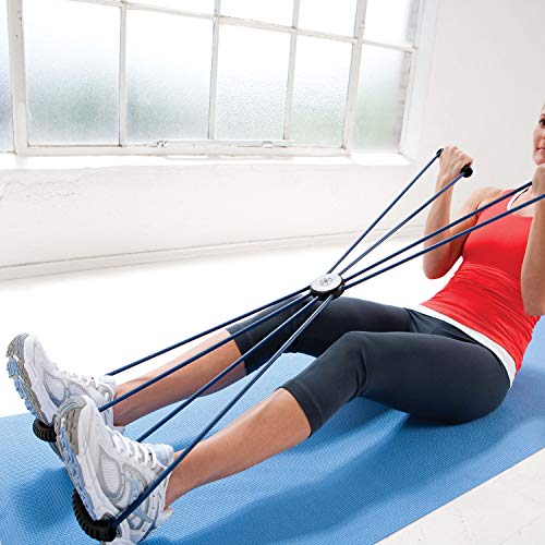 Gaiam Pilates Coreplus Reformer Resistance Band Kit - Home Fitness Equipment for Total Body Workout - Helps to Target Muscles, Tone, and Build Resistance - Comfort Grips (Includes Digital Workout)