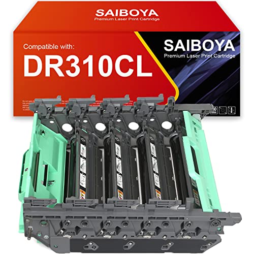 SAIBOYA Remanufactured 1PK Brother DR-310CL DR310CL Drum Unit Replacement for Brother HL-4150CDN 4140CW 4570CDW 4570CDWT MFC-9640CDN 9650CDW 9970CDW Printers.