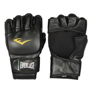 Everlast Mixed Martial Arts Grappling Gloves (Large/X-Large) , Black