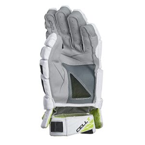 STX Lacrosse Cell V Gloves, Pair, White Small