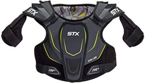 stx lacrosse stallion 200+ boys lacrosse shoulder pad, medium