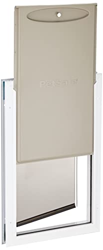 PetSafe, Staywell, Aluminium Pet Door, Solid Design, Easy Install, for Pets Up to 45 kg - (Large),White